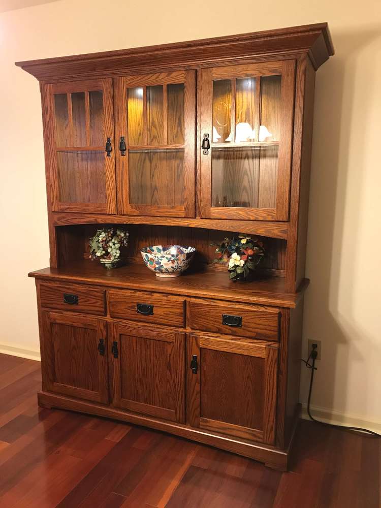Grand Arts & Crafts 63" Open Deck Dining Hutch from DutchCrafters