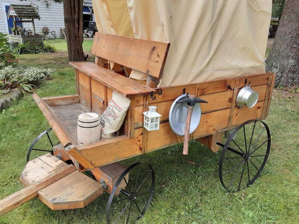 Amish Metal Buggy Wheels | Authentic Rustic Decor
