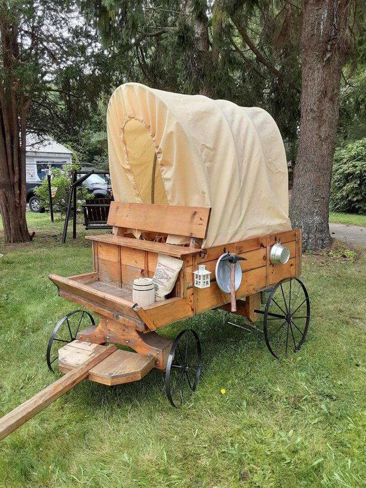Amish Metal Buggy Wheels | Authentic Rustic Decor