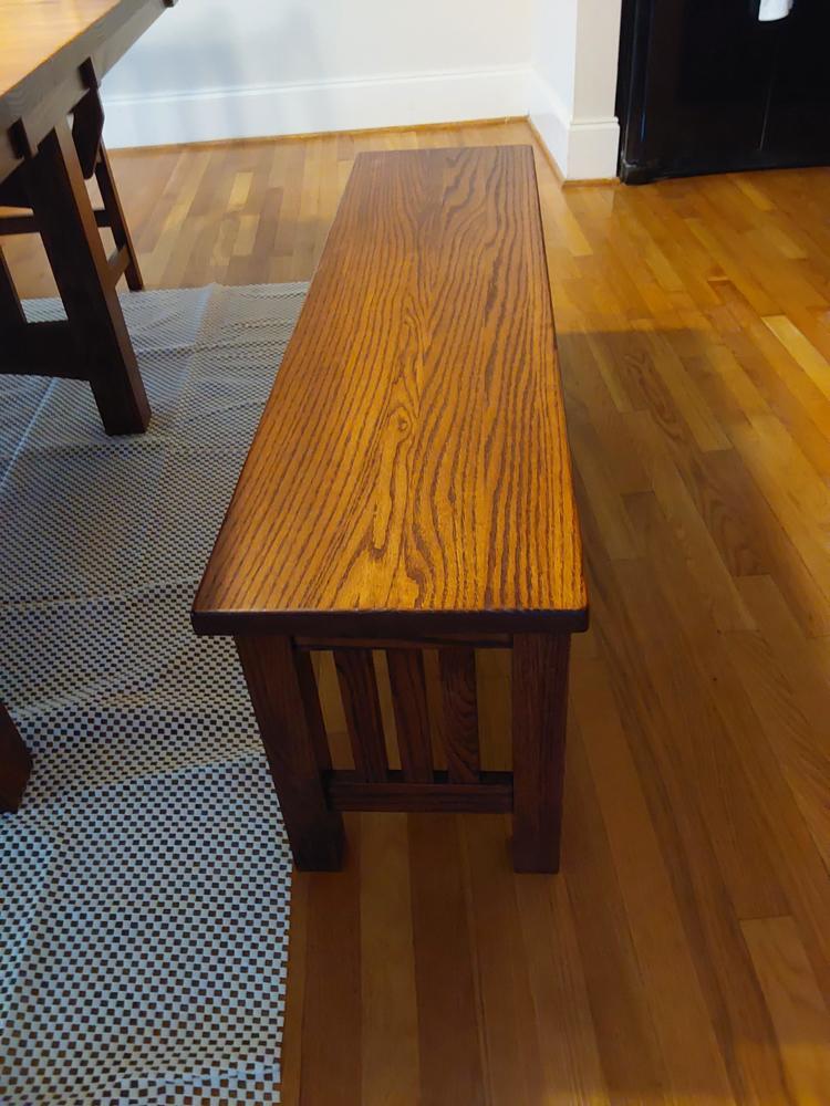 Mission Trestle Dining Table | Amish Handcrafted Wood Dining Tables