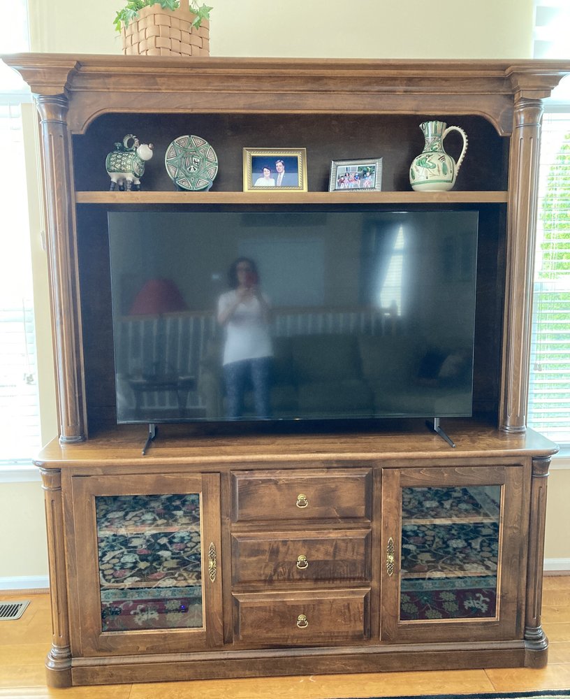 Country Style Entertainment Center by DutchCrafters Amish Furniture