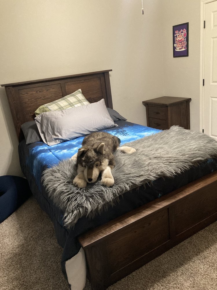 Hardwood Platform Storage Bed from DutchCrafters Amish Furniture
