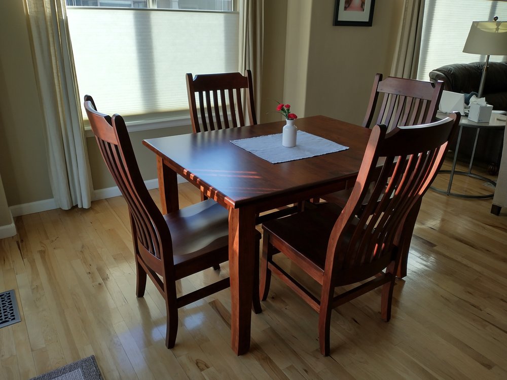 Curve Shaker Leg Dining Room Table From DutchCrafters Amish Furniture