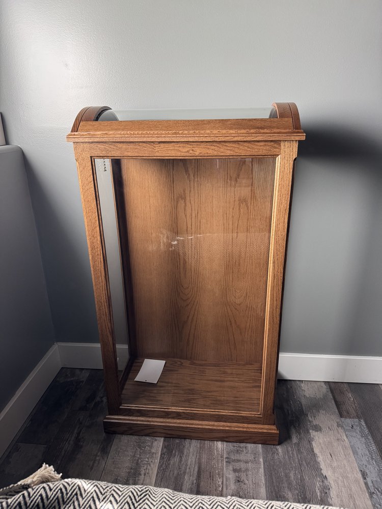 Heirloom Quilt Display Case | Amish Quilt Curio Cabinet