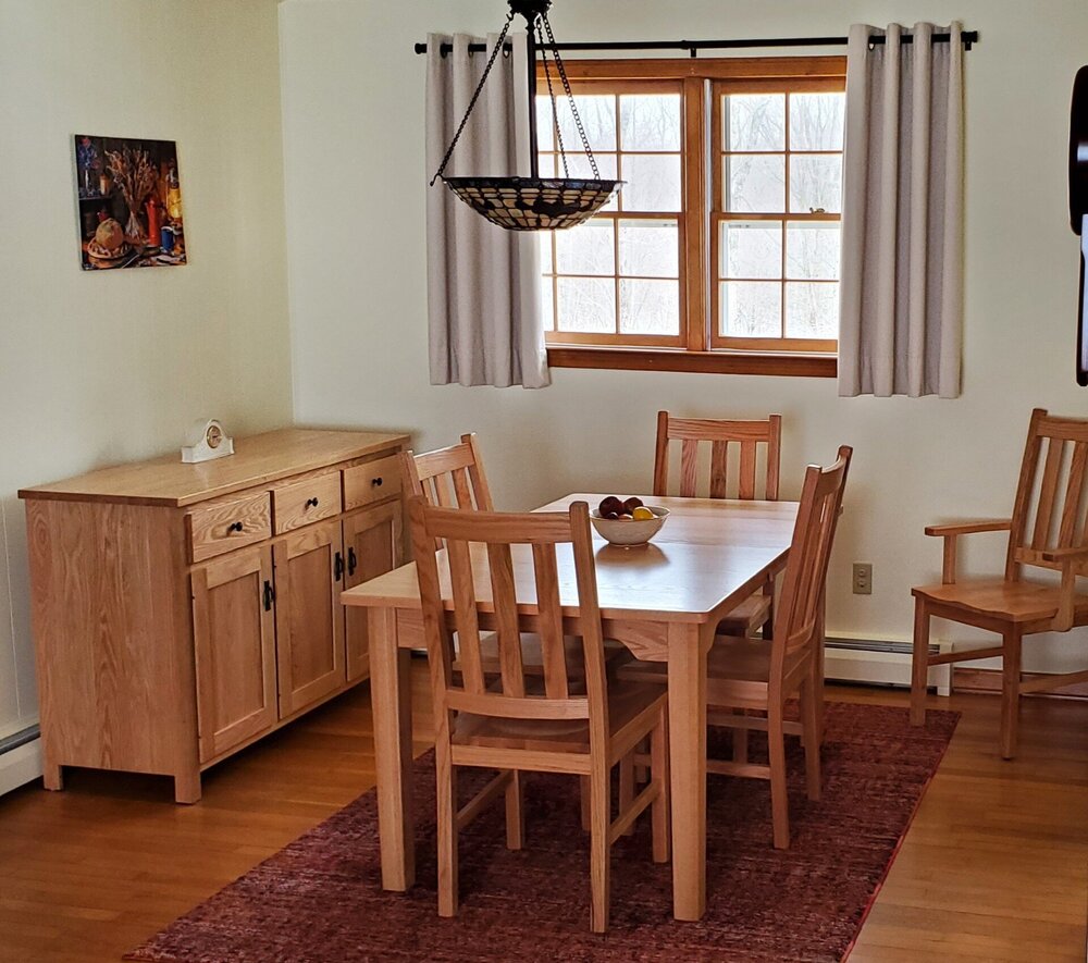 Oak Pie Safe Cabinet | Custom Made Amish Dining Room Furniture