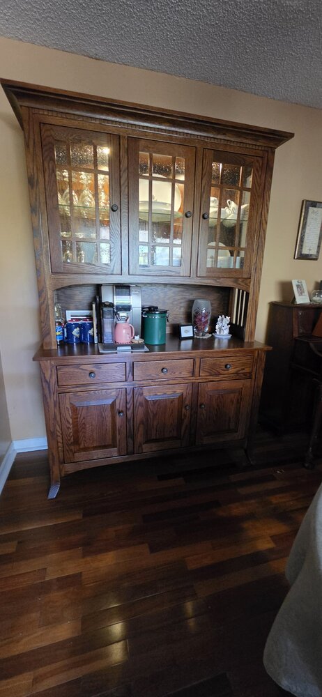 Oak Pie Safe Cabinet | Custom Made Amish Dining Room Furniture