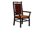 Custom Rustic Hickory Branch Dining Chair | DutchCrafters