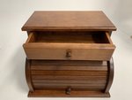 Solid Wood Bread Box with Drawer from DutchCrafters Amish Furniture