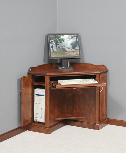 Amish Corner Computer Armoire