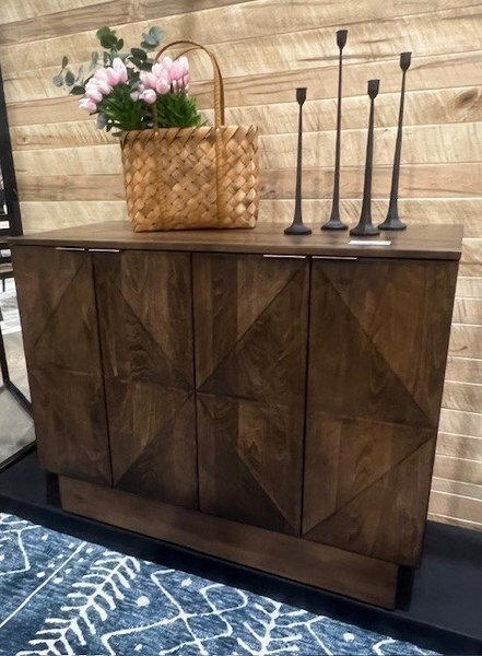 Modern Diamond Sideboard from DutchCrafters Amish Furniture
