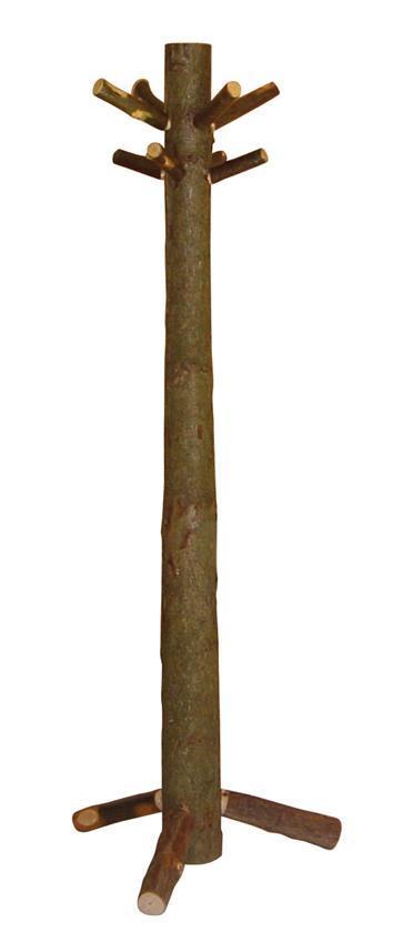 Amish Rustic Hickory Twig Coat Rack Hall Tree