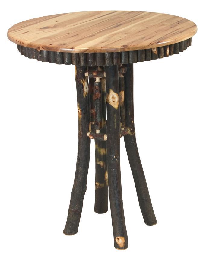 Custom Amish Rustic Hickory Twig Dining Table – One-of-a-Kind Design