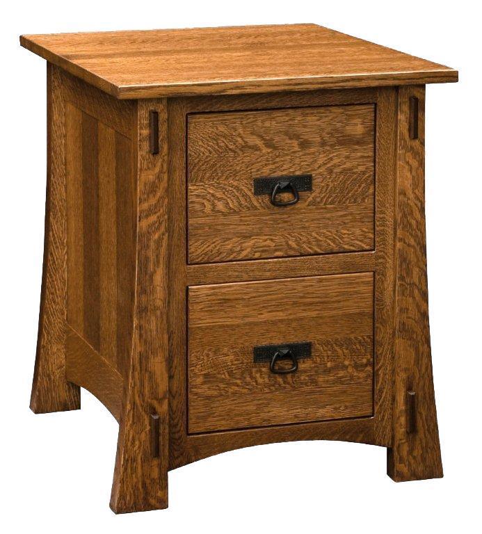 Whiteridge Mission File Cabinet from DutchCrafters Amish Furniture
