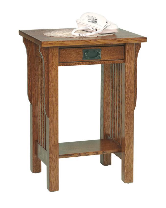 Lancaster Telephone Table from DutchCrafters Amish Furniture