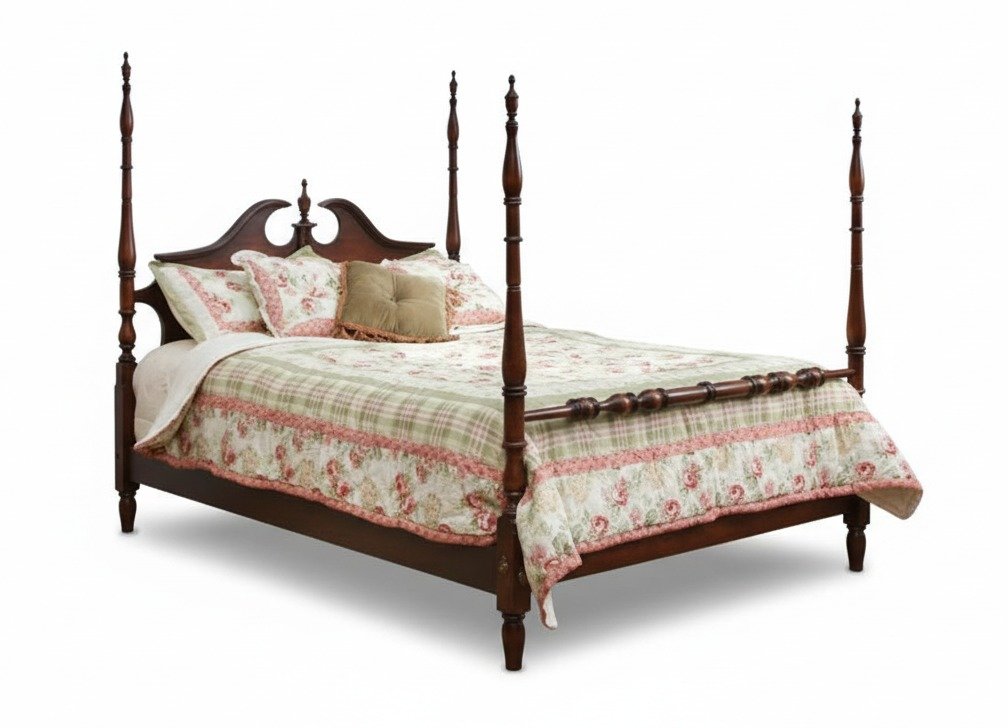 Pediment Poster Bed from DutchCrafters Amish Furniture