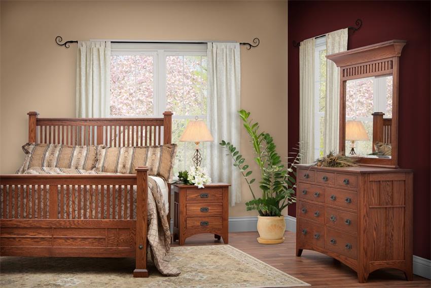 Amish Deluxe Kenneth Mission Double Dresser