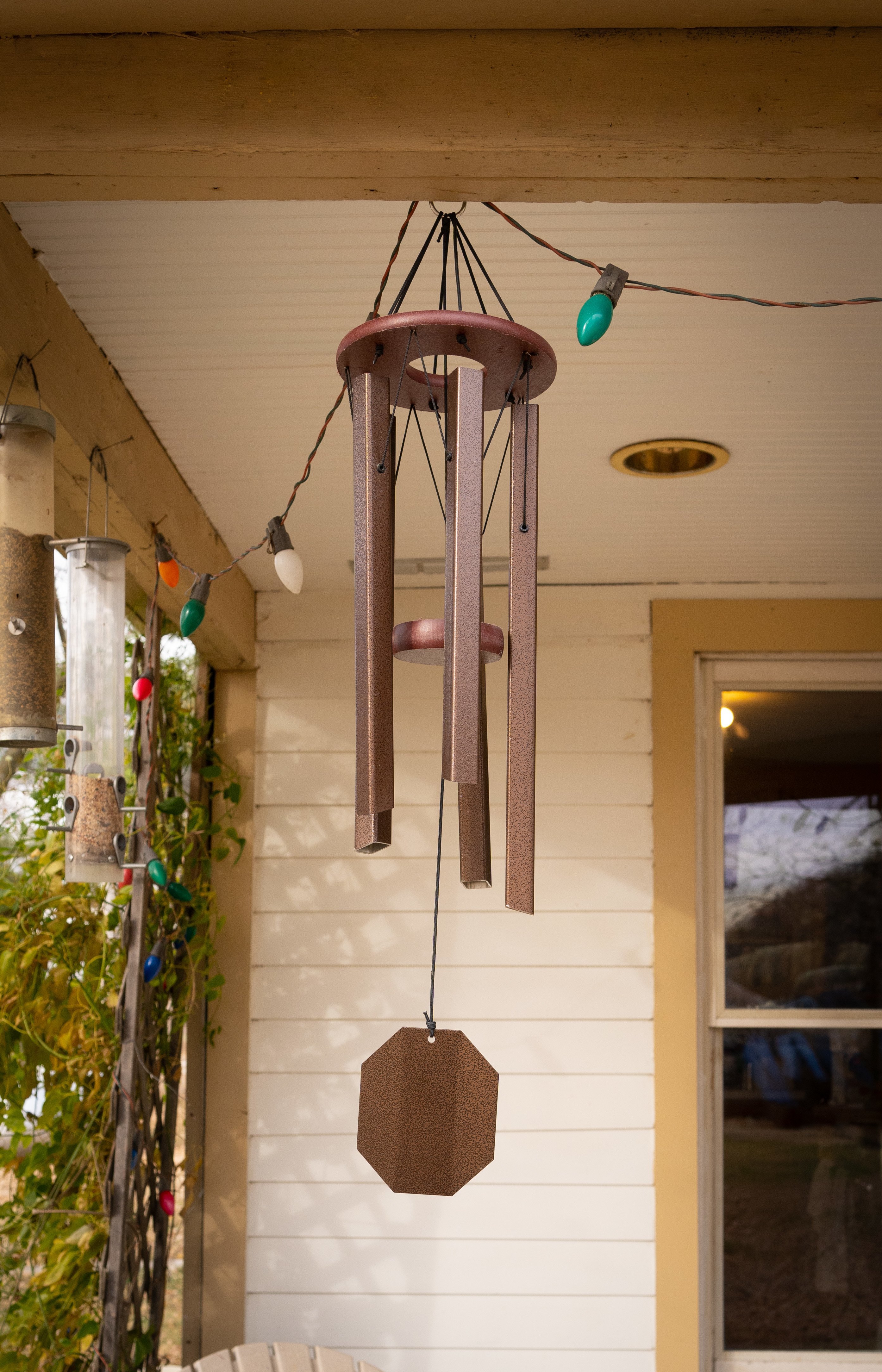Bronze Ocean Breeze 36" Wind Chime from DutchCrafters Amish Furniture