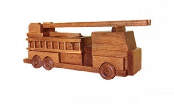 American Made Wooden Toy Fire Truck from DutchCrafters Amish Furniture