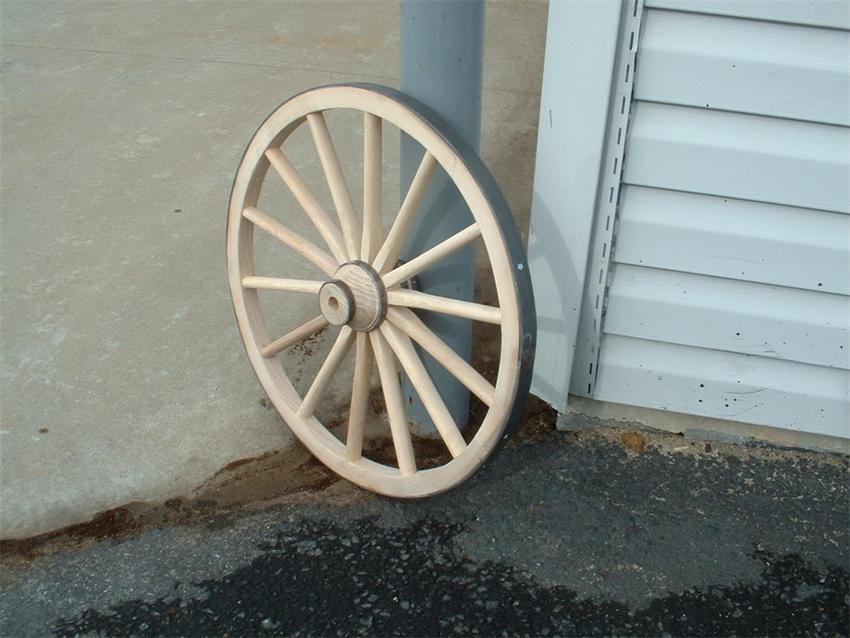 Amish 36" Jumbo Decorative Cannon Wheel from DutchCrafters Amish