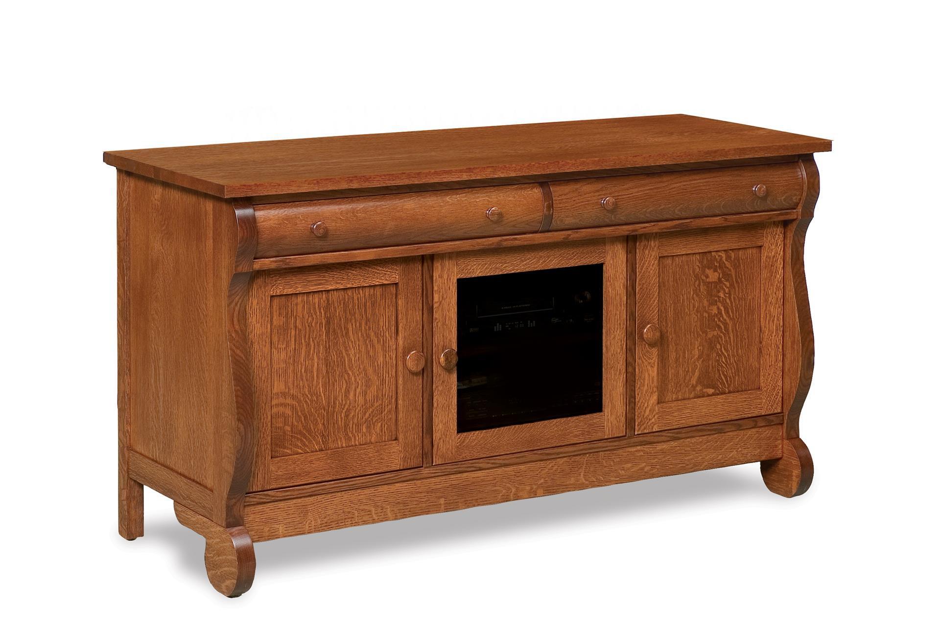 Hardwood Media Console from DutchCrafters Amish Furniture