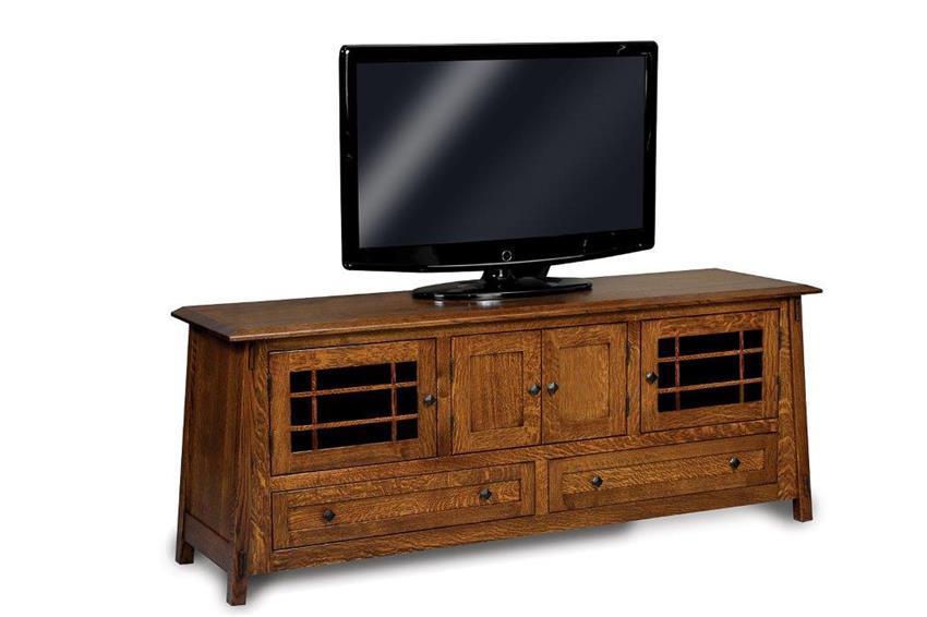 73" Mission TV Stand from DutchCrafters Amish Furniture
