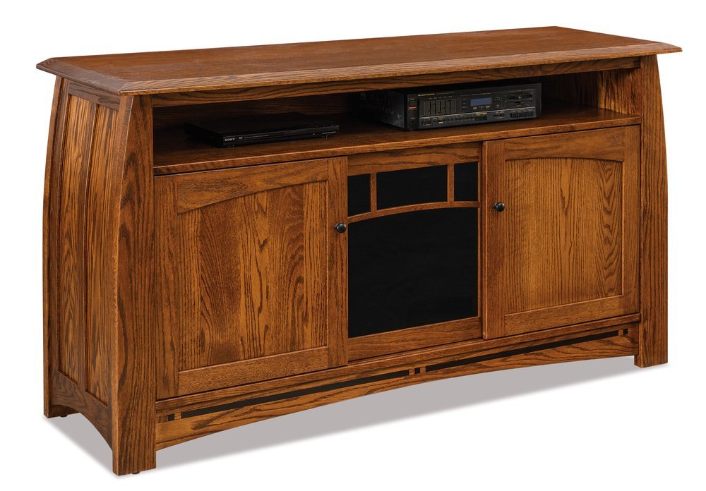 Mission 63" TV Console from DutchCrafters Amish Furniture