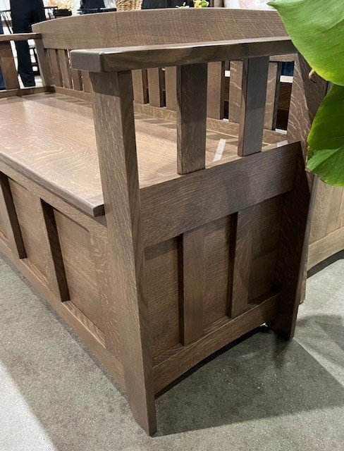 Mission Style Bench Construction