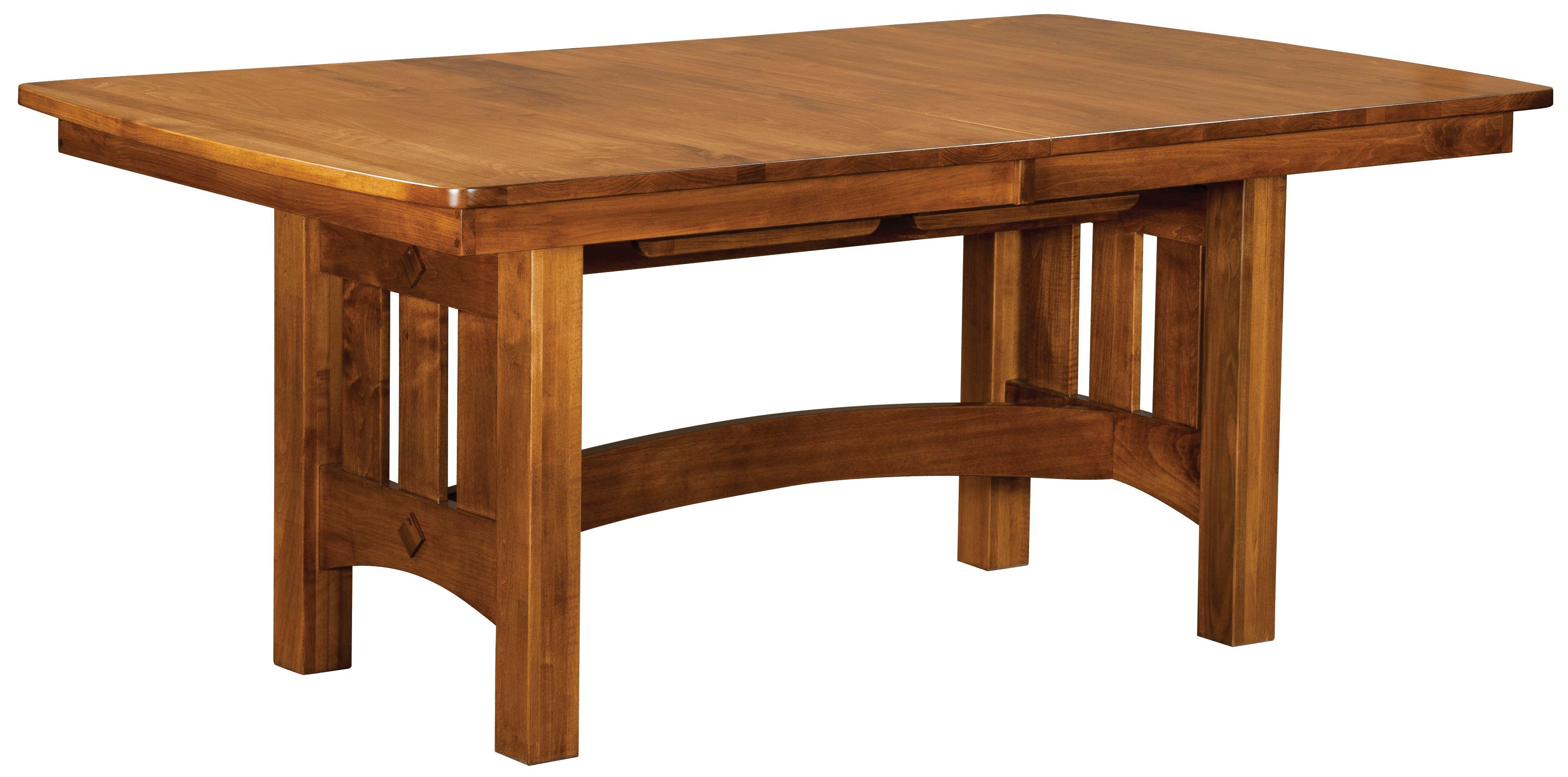 Solid Hardwood Mission Trestle Table from DutchCrafters Amish