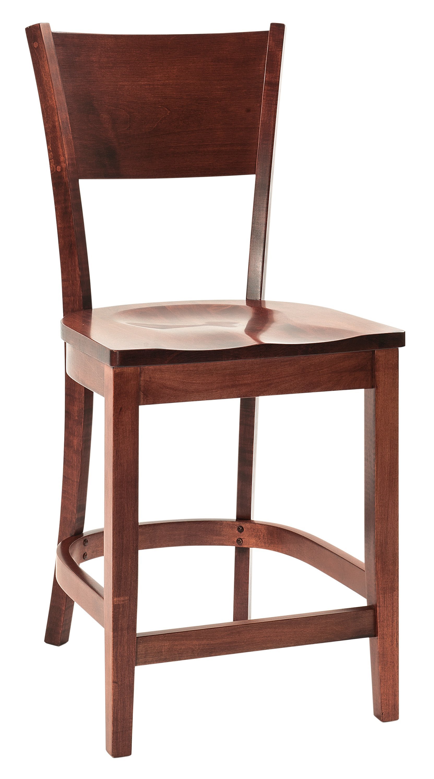 Hardwood Modern Bar Stools from DutchCrafters Amish Furniture