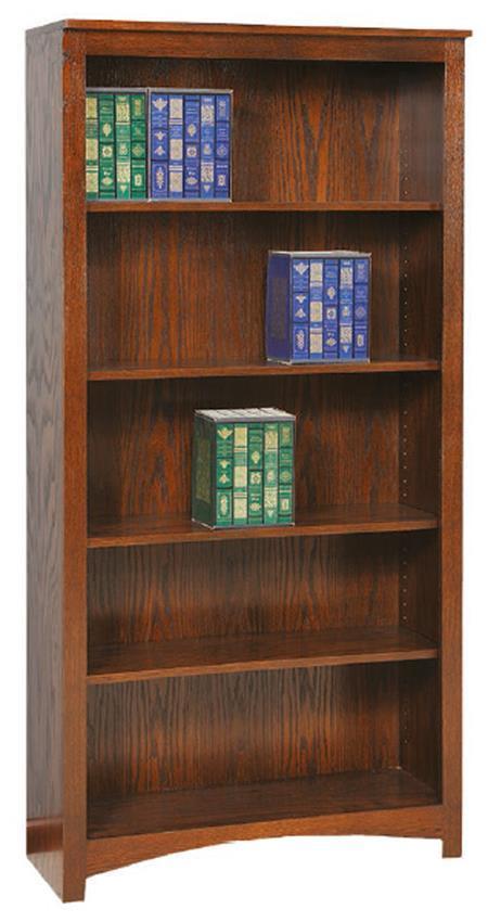 Treasure Economy Solid Wood Bookcase From DutchCrafters Amish