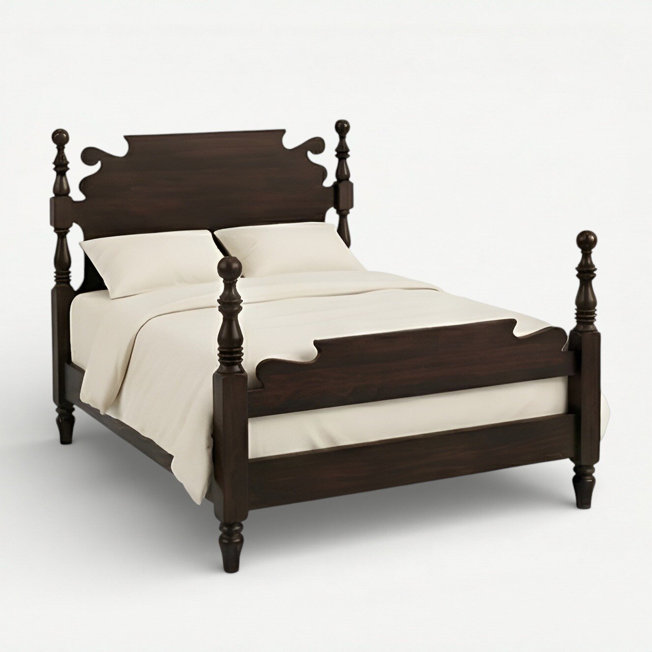 Cannon Ball Poster Bed with Footboard Option | DutchCrafters