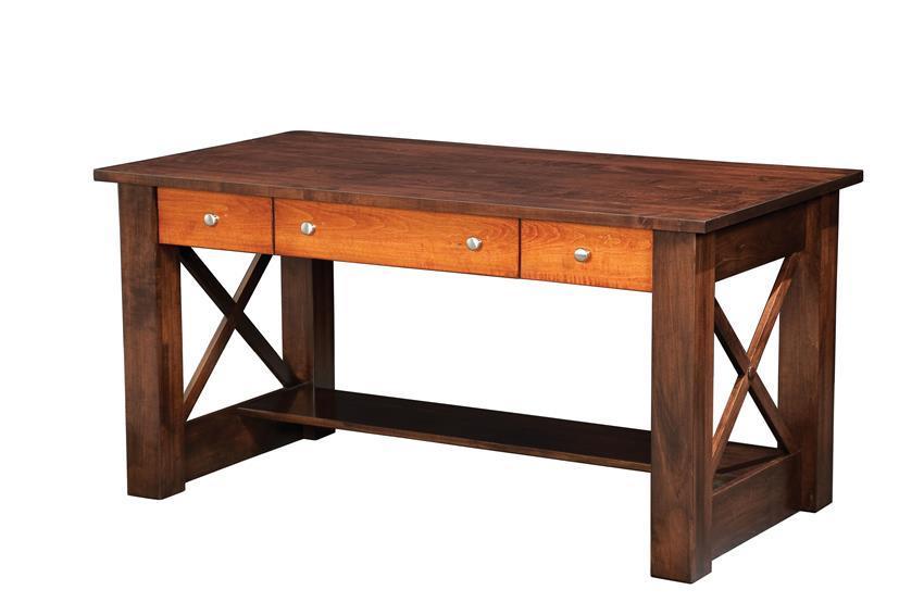 Amish 60" Durable Hardwood Writing Table | DutchCrafters