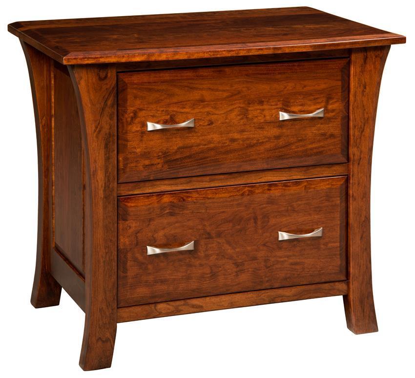 Custom Solid Wood Lateral File Cabinet from DutchCrafters Amish