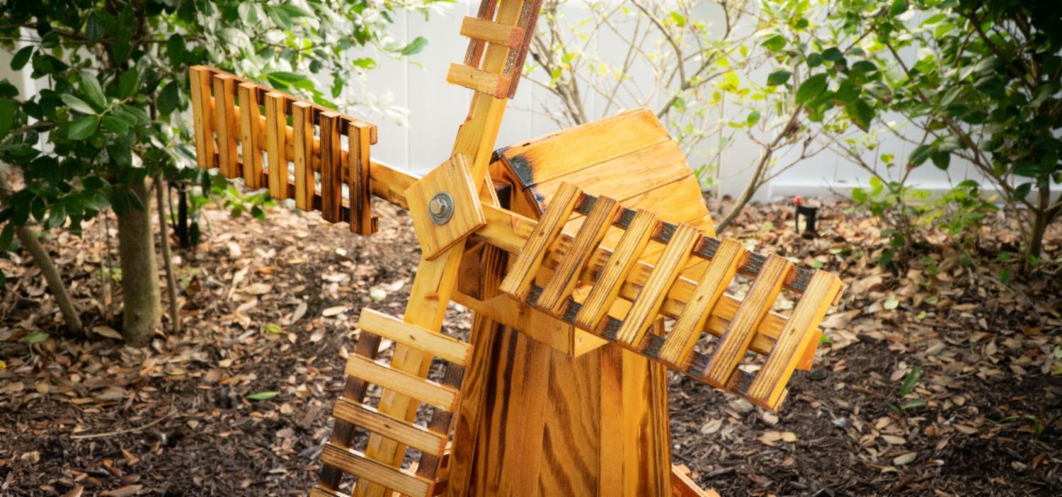 Garden Wooden Windmill | Fasci Garden