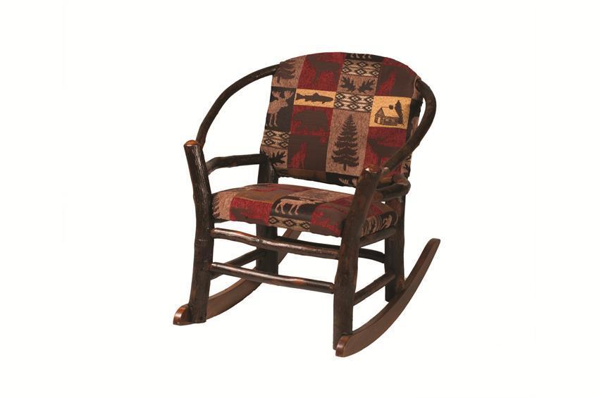 Rustic Hickory Hoop Child's Rocker from DutchCrafters Amish Furniture