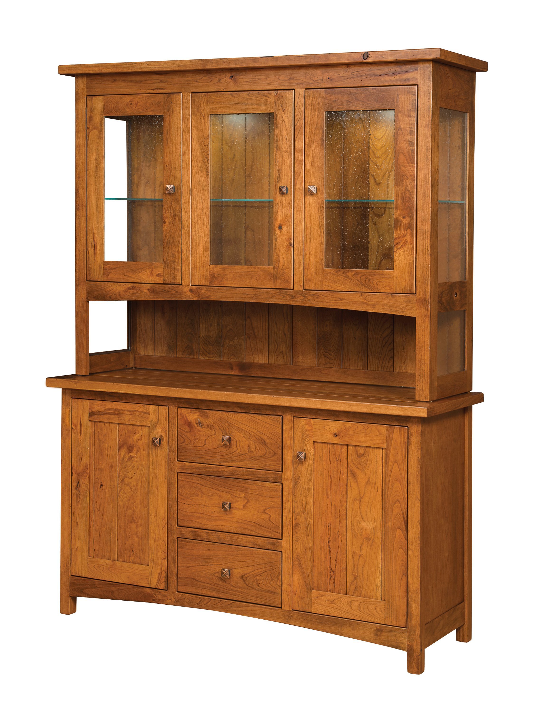 Modern Dining Hutch - Solid Wood, DutchCrafters Amish Furniture