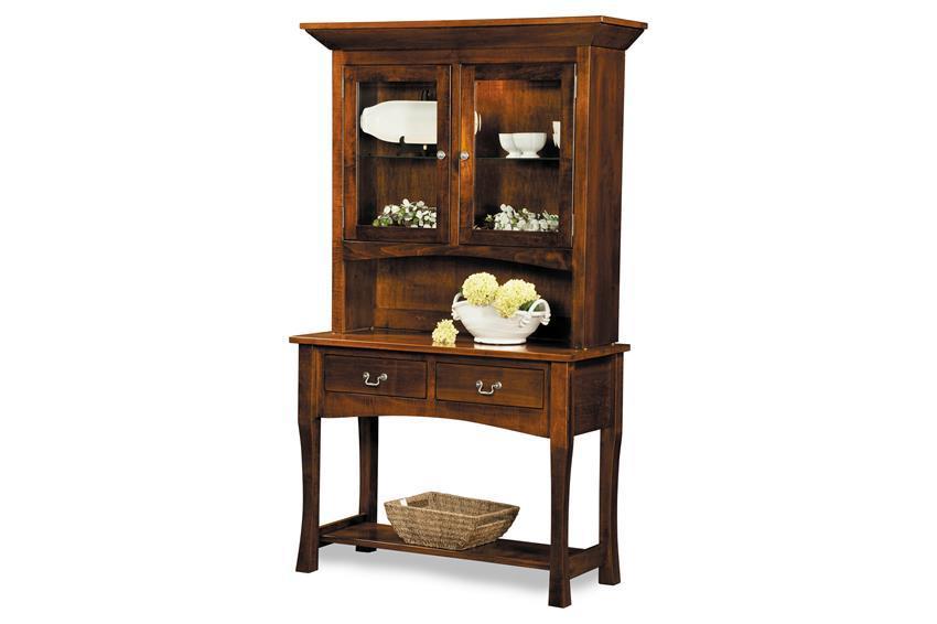 Alta Vista Stepback Dining Hutch from DutchCrafters Amish Furniture