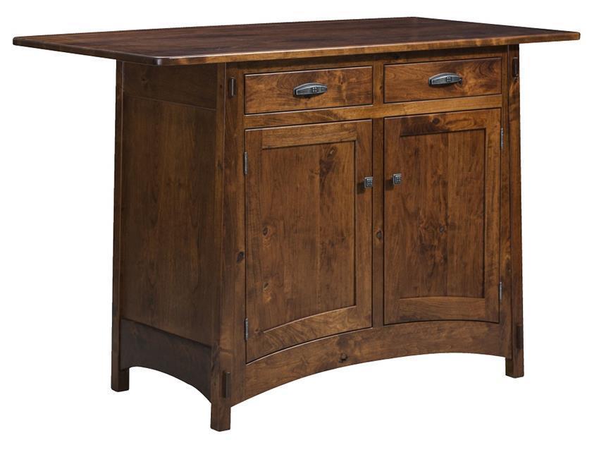 60" Mission Kitchen Island From DutchCrafters Amish Furniture