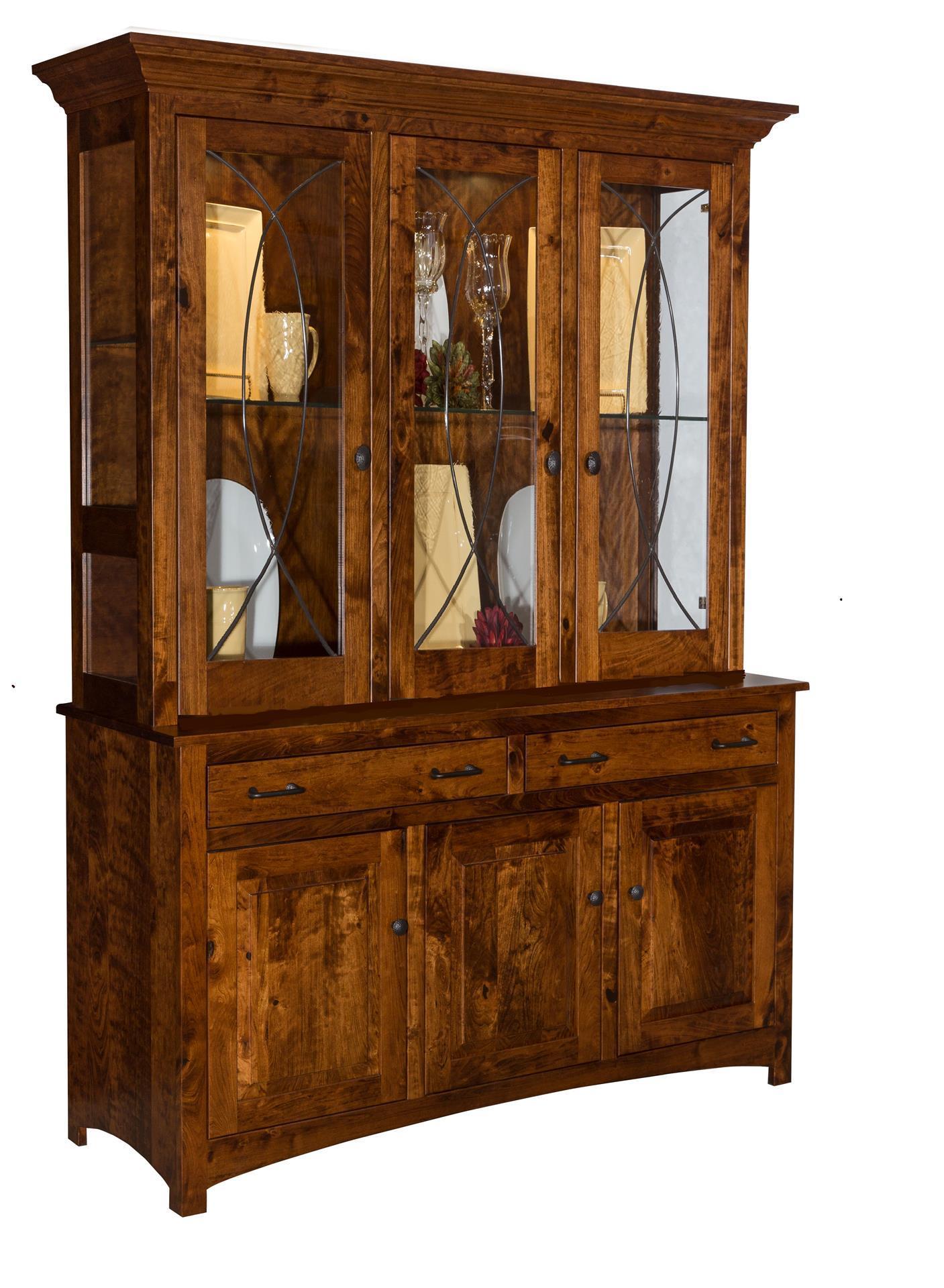 Amish Baltimore Buffet with Hutch Top