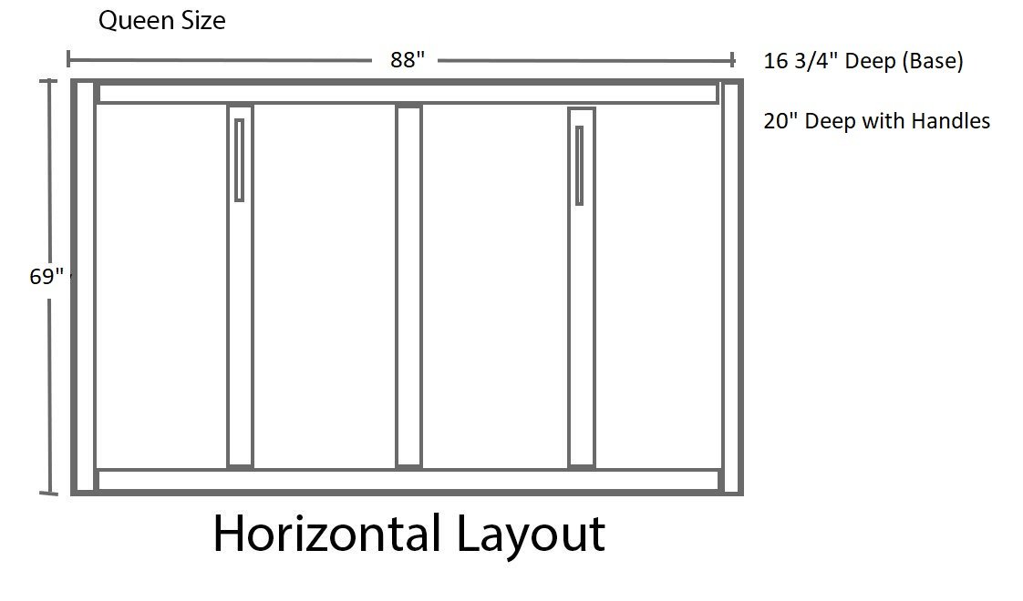 Hickory Rustic Murphy Bed - Amish Handcrafted Quality | Cabinfield