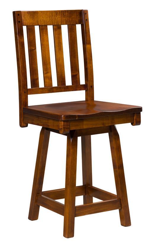 Custom Swivel Bar Stool from DutchCrafters Amish Furniture