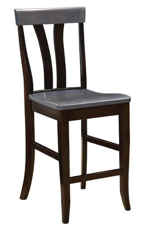 Wooden Kitchen Counter Stool from DutchCrafters Amish Furniture