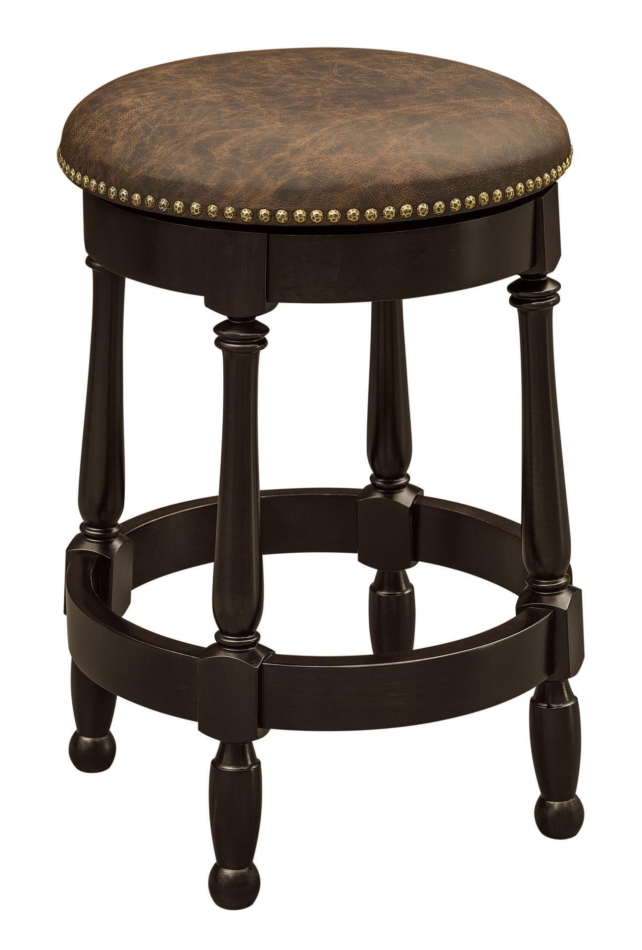 Amish Yoder Collection Amish Bar Stools, Solid Wood Counter Stools,