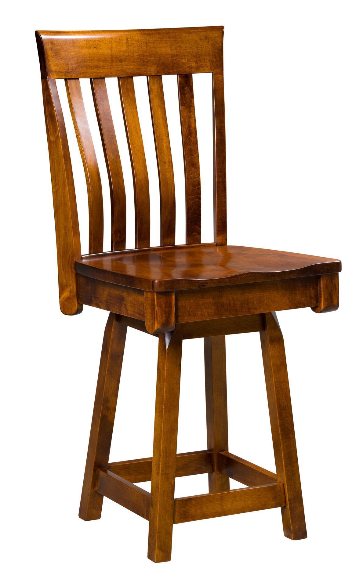 Mooresville Swivel Bar Stool from DutchCrafters Amish Furniture