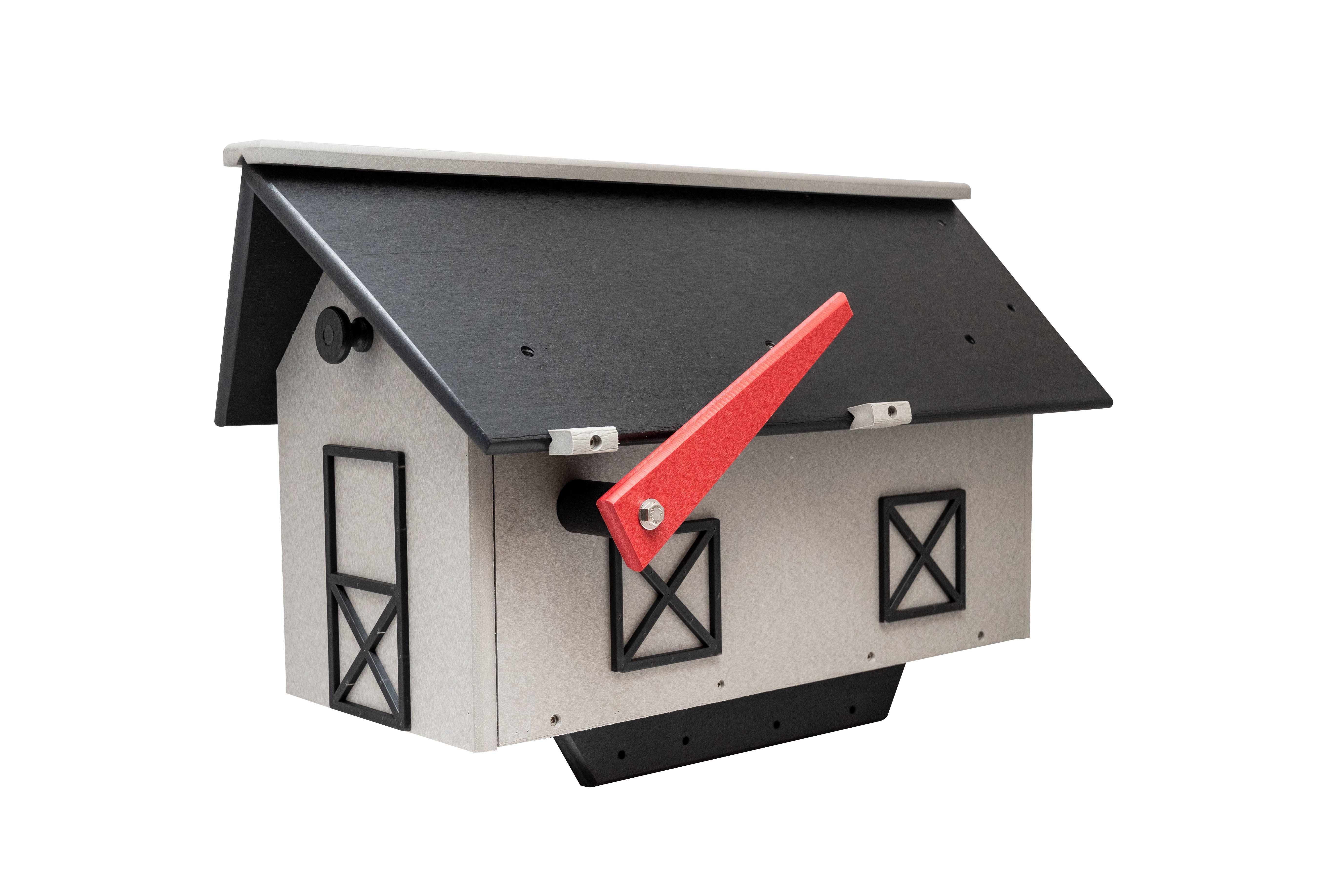 Amish Farmhouse Mailbox | Unique Design | Post Mount