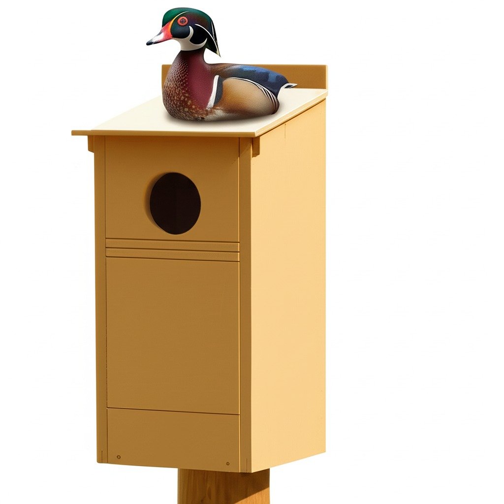 Amish Poly Wood Duck Box | Eco-Friendly Nesting