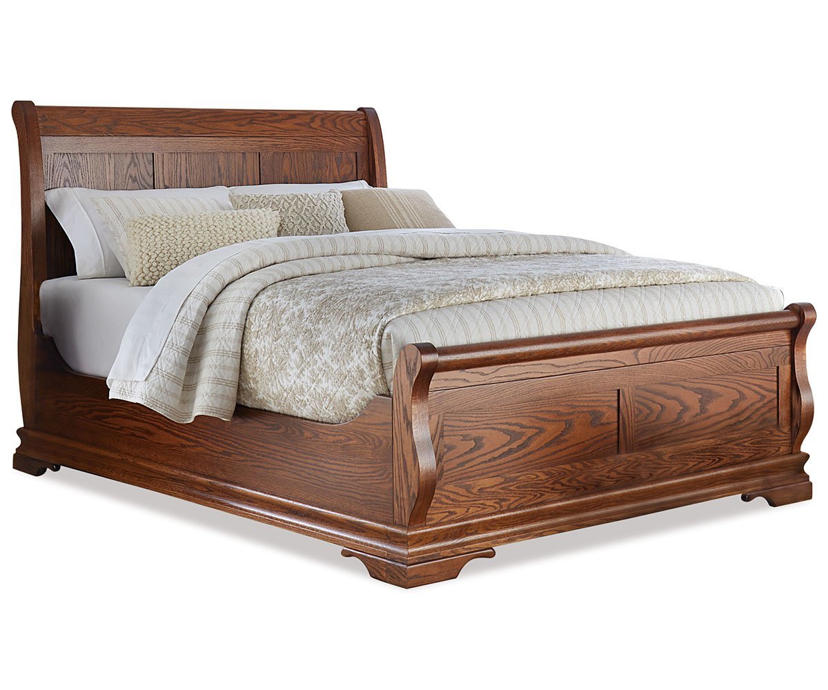 Quality Amish Wood Sleigh Beds - Classic Design | DutchCrafters