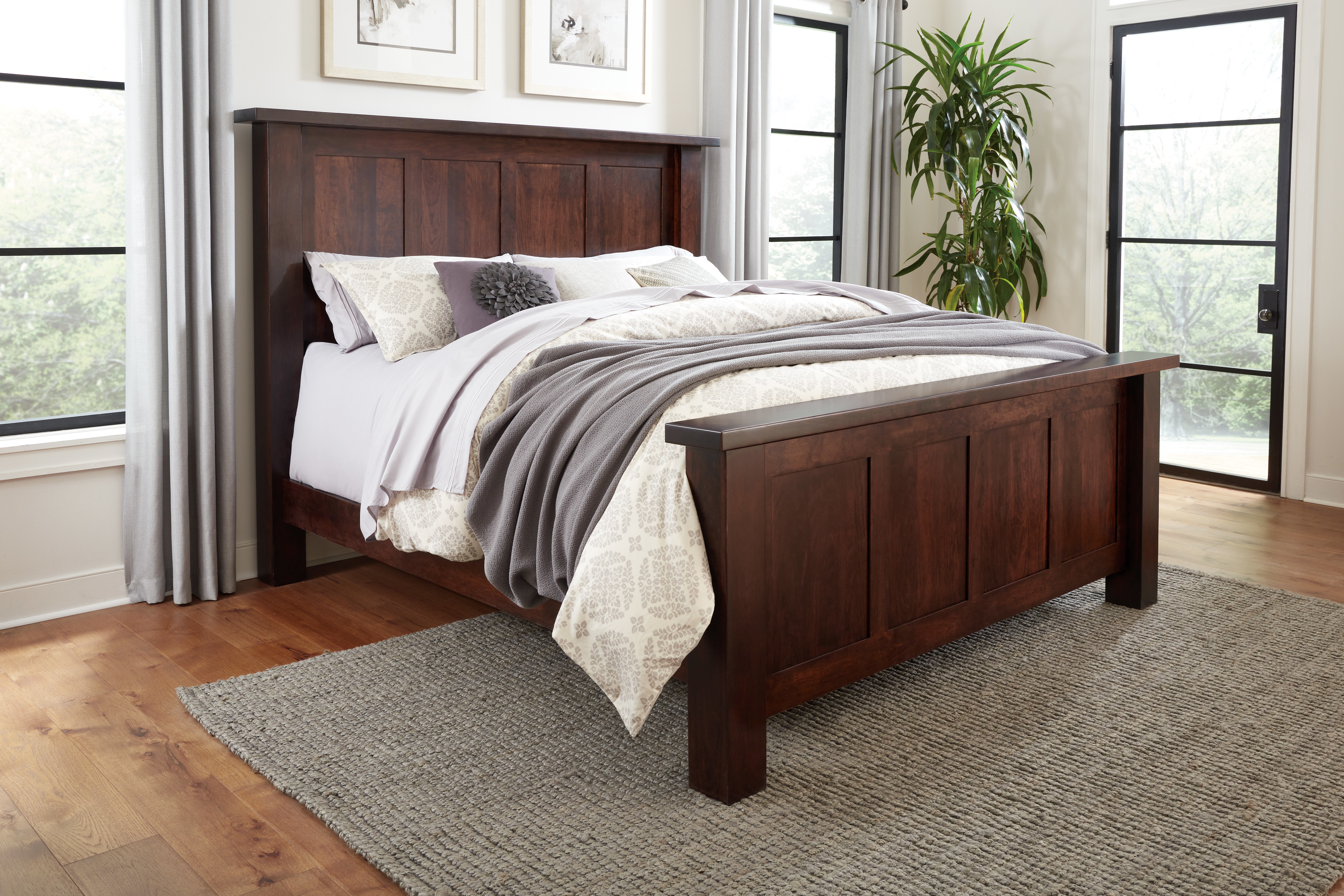 Shaker king bed store