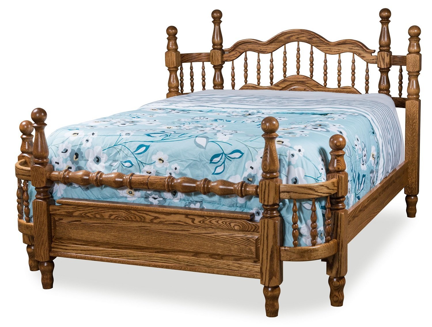 Custom Wrap Around Bed Frame - Solid Wood | DutchCrafters