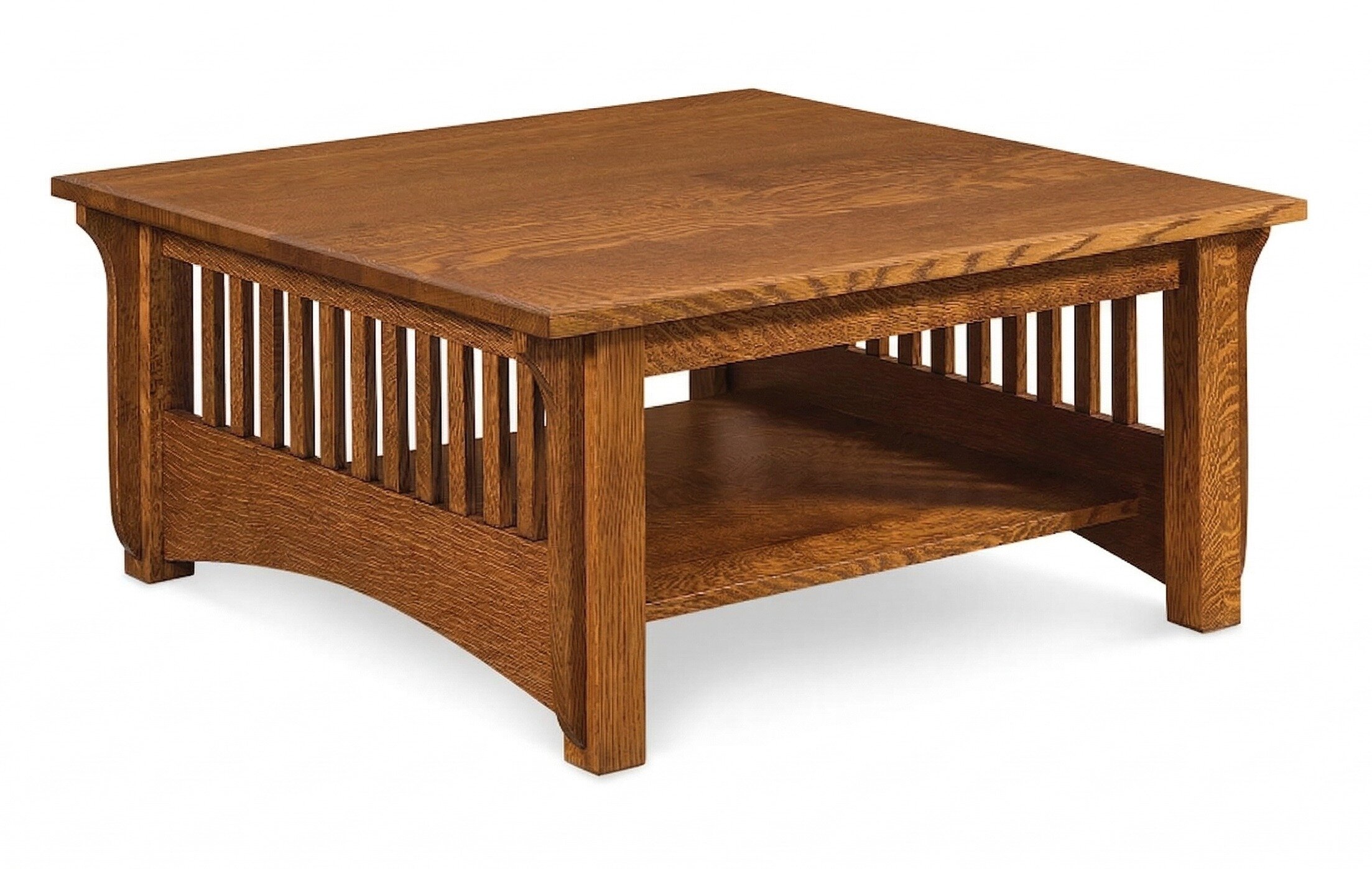 Mission Square Coffee Table | Amish Made Solid Wood Furniture